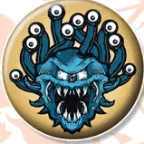 Blue Beholder D&D Button - Walmart.com