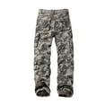 TRGPSG Men's Camo Cargo Pants with 8 Pockets Relaxed Fit Cotton ...