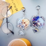 ZILEFSILK 2PCS Anime Game Genshin Impact Cute Kamisato Ayaka lumine ...