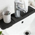 2025 Kitchen Guard Silicone Draining Pad Behind Faucet with Cleaning ...
