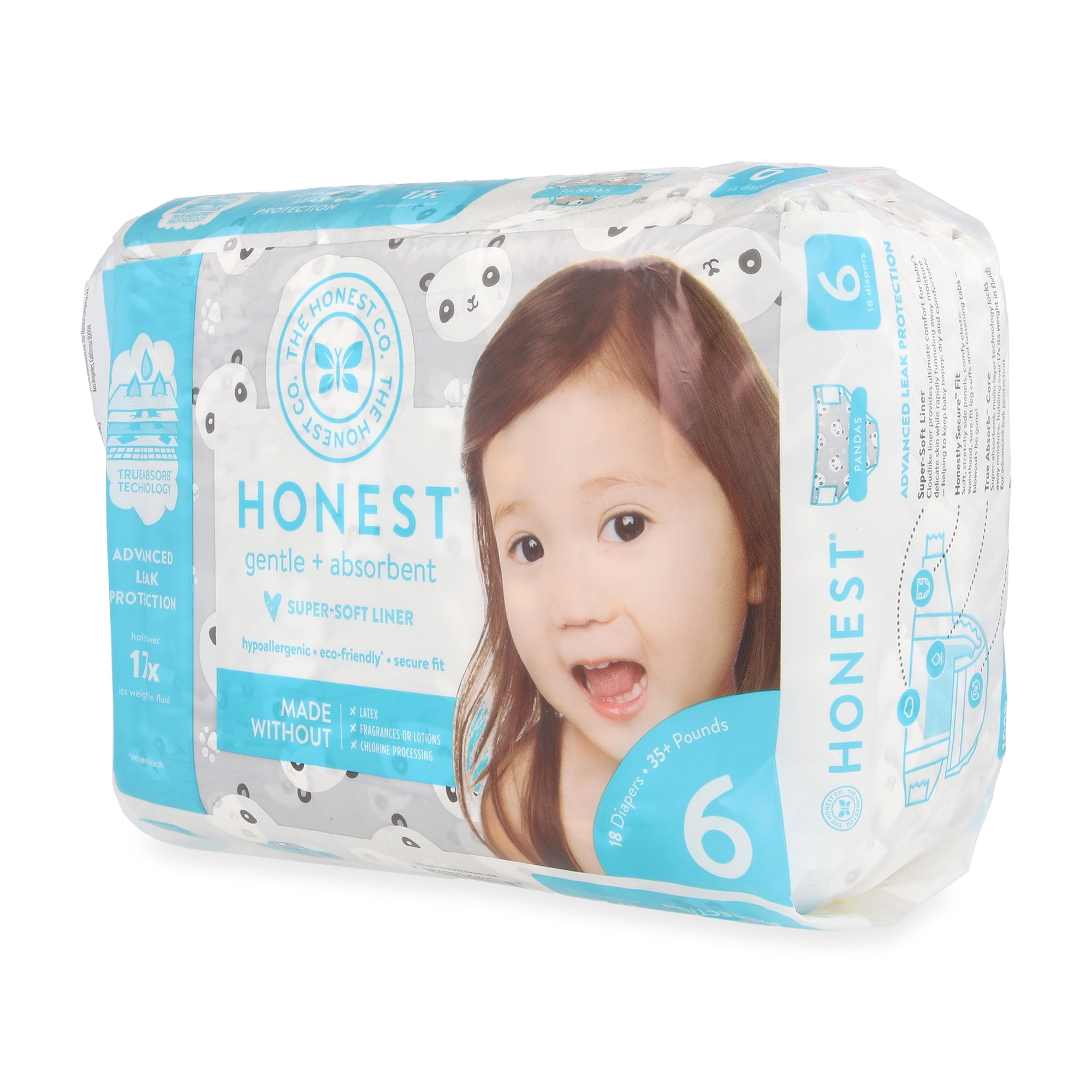 Pañales BABY CARE Etapa 6 Pandas 18Pzs HONEST CARE | Bodega Aurrera en ...