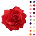 AFACUHX 4PC Rose Flower Brooch Petal Hair Pins 4.3Inch for Women Flower ...
