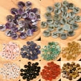 25PCS Crystal Rune Stone Set, Engraved Pagan Lettering, Decorative ...