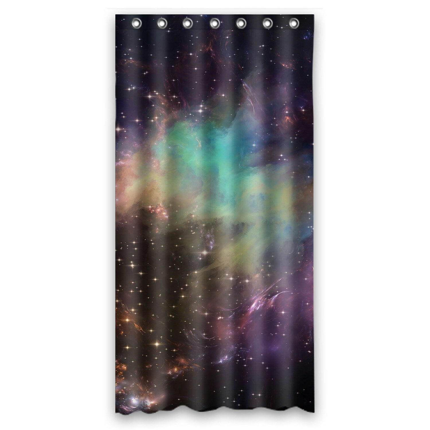 PHFZK Galaxy Space Shower Curtain, Nebula Universe Space Polyester ...
