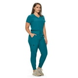Monarch Uniforms Stretchy Scrubs Women's Jogger Scrub Set In Regular ...