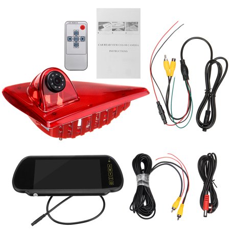 7'' LCD Car Rear View Parking Mirror Monitor + Reversing Camera Kit For ...