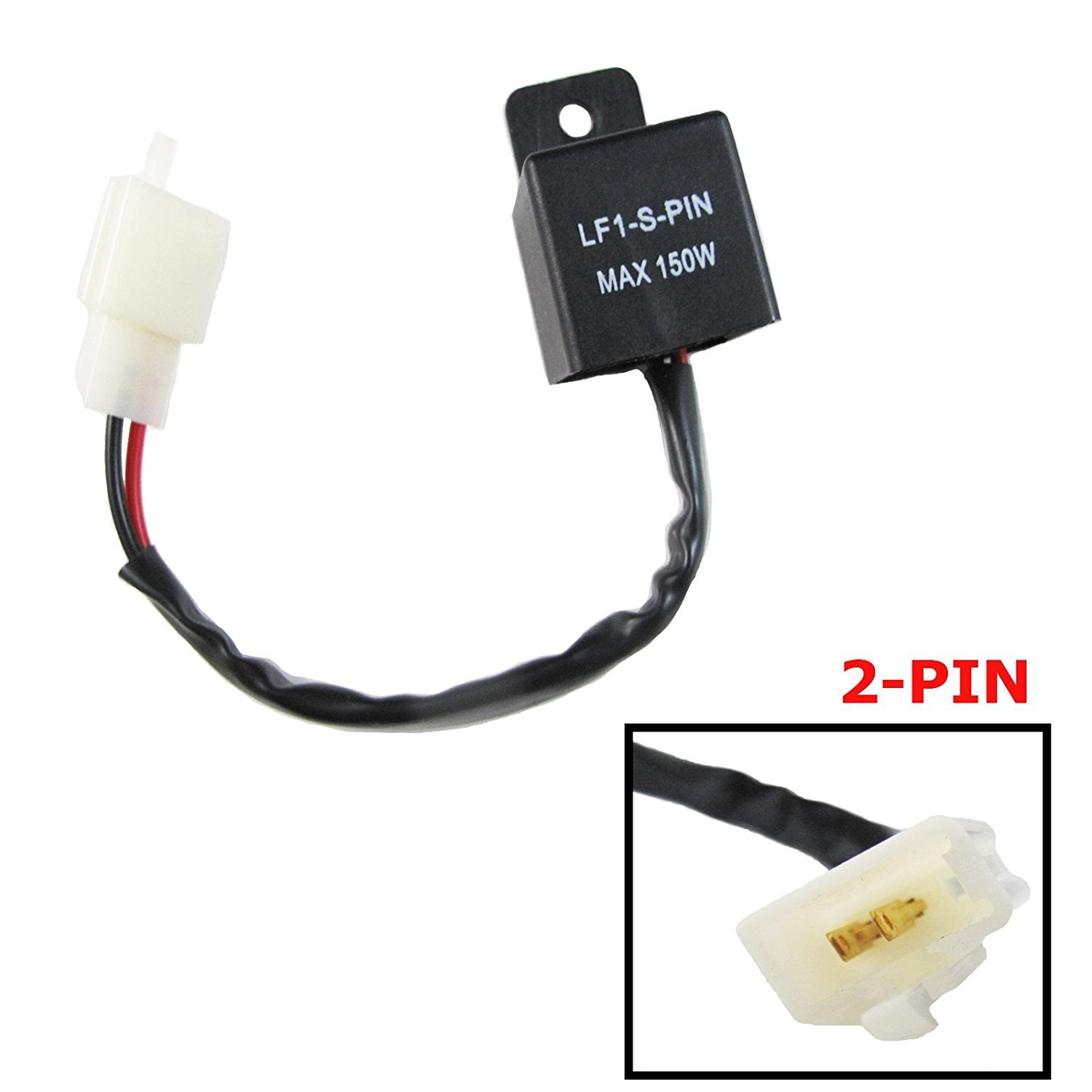Xotic Tech 1x 12V 2-Pin Electronic LED Flasher Relay Fix Motorcycle ...