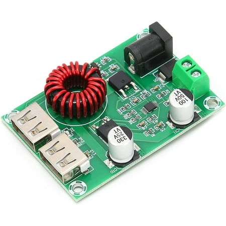 Dual USB Output Step-down Module Step-down Power Supply Board 9V to 36V ...