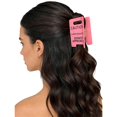 2 count Excessive symbol hair clip, big yellow hair clip, persist ...