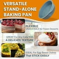 8 Inch Springform Cake Pan NONSTICK - Cheesecake Pan with Silicone ...