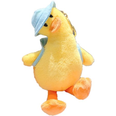 Cute Duck Key Chain Kawaiis Plush Pendant for Teen Girls Woman Gift Car ...