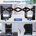 2PCS Heavy Duty Book Ends with Detachable Pen Holder, Adjustable ...