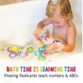 Merka Soft Educational Bath Flashcards for Children: ABCs, Numbers ...