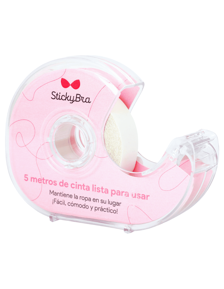 Cinta Para Ropa Doble Cara con Dispensador Sticky Bra Adhesivo ...