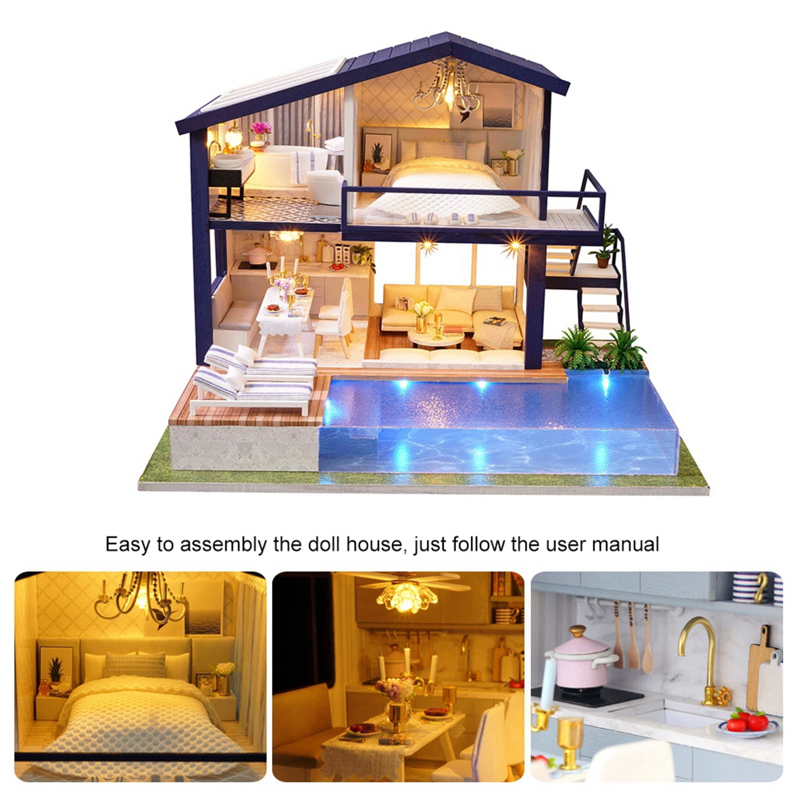 Click here for Youthink Miniature Wooden Dollhouse  Wooden Miniat... prices