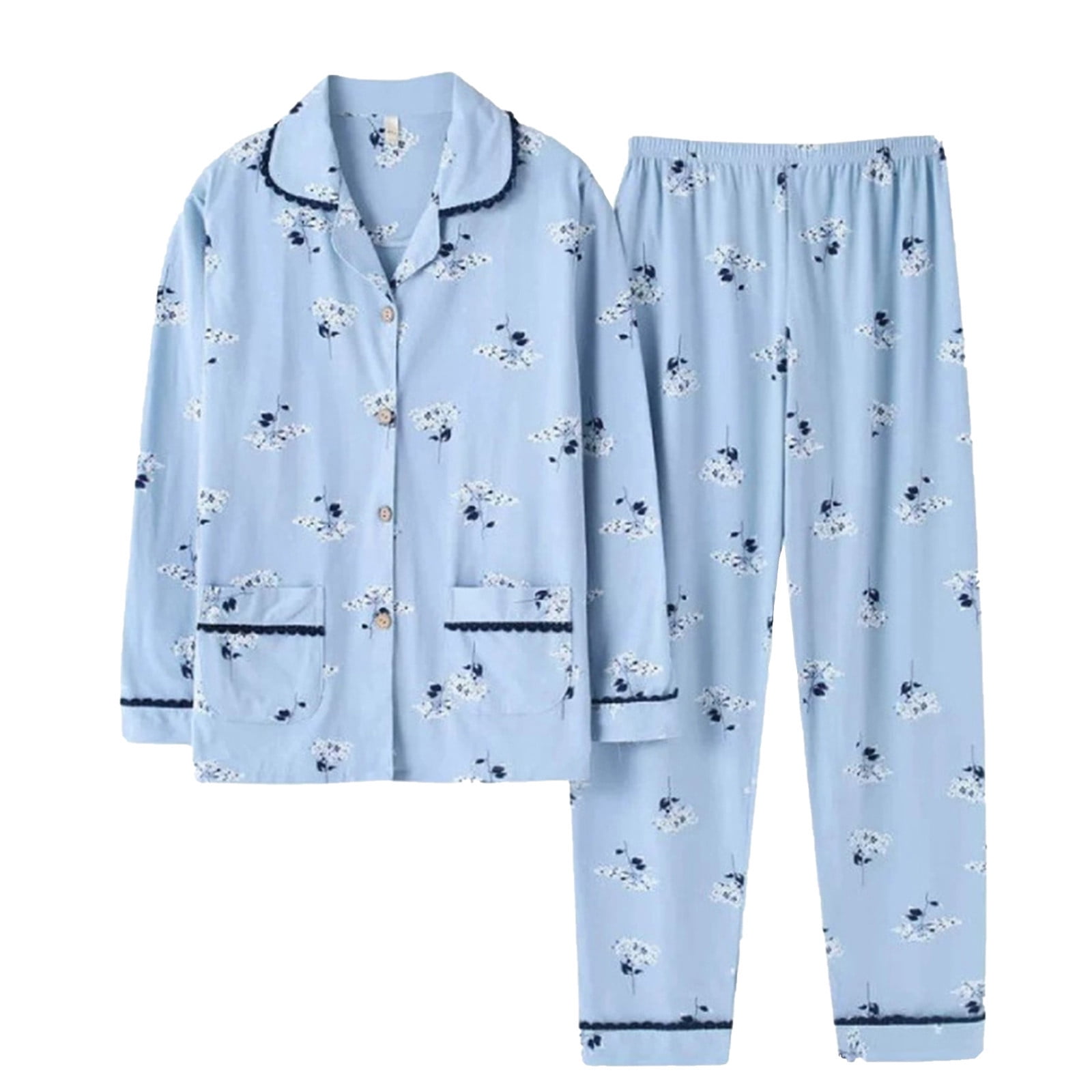 Click here for Amzcrzy Pajamas For Women Set Womens Home Pocket P... prices