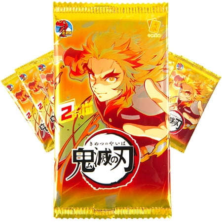 AW Anime WRLD Demon Slayer Cards Booster Packs - Blood Series (10 Packs ...