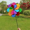 Solar Powered Reflective Wind Spinner - Bird Deterrent & Garden Decor ...