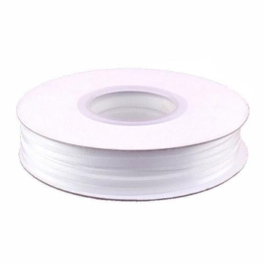 1/8 Inch Double Faced Satin Ribbon - White - 100 Yard Spool - Walmart ...