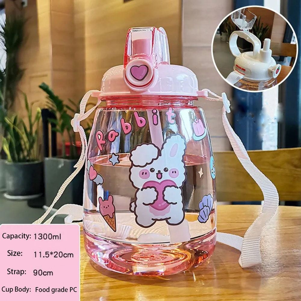 Plastic Creative Summer Outdoor For Children Cartoon Kids Water Bottle ...