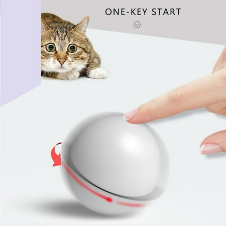 Cat Toy Rolling Ball LED Red Light Motion Activated Ball Pet ...
