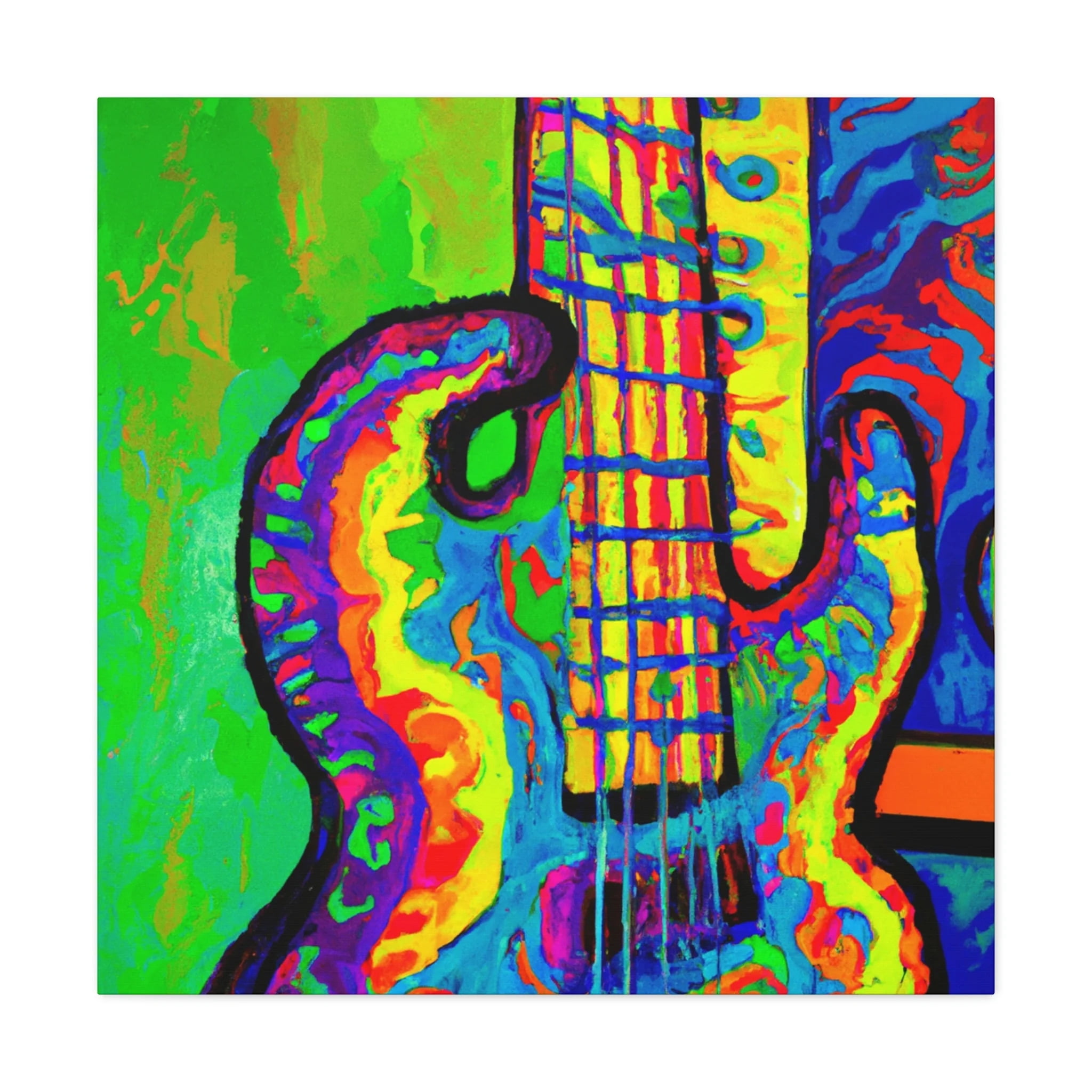 Bass in Fauvist Colors - Canvas - Walmart.com