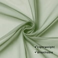 FUGee-Sage Green Sheer Curtains 36 Inches 2 Panels Set - Kitchen Tiers ...