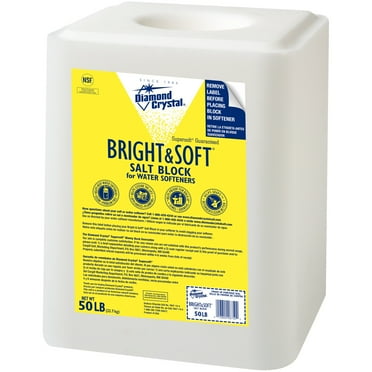 Diamond Crystal Bright & Soft Water Softener Salt Pellets, 40 Lb ...