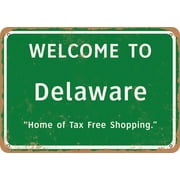 Delaware Welcome Sign