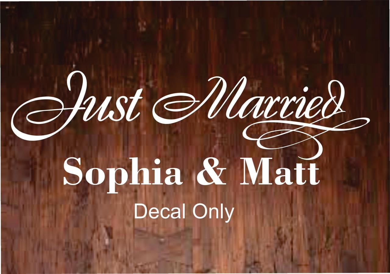 Personalized Name Vinyl Decal Sticker Custom Initial Wall Art ...