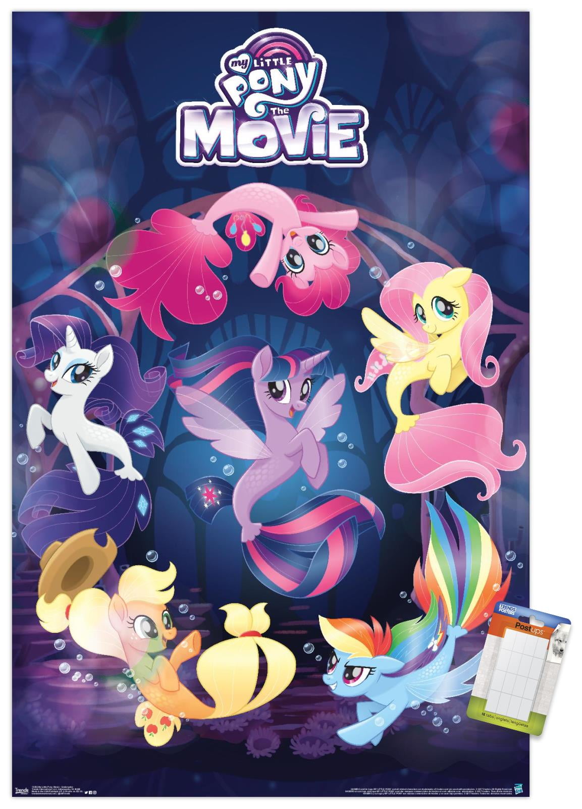 Hasbro My Little Pony Movie - Underwater Premium Poster and Poster ...