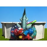 MESH TITAN Heavy Duty Pool Float Storage Bag, Outdoor Swim Items ...