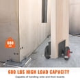 Heavy-Duty Panel Dolly with 600LBS Capacity, 8" Pneumatic Wheels ...