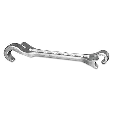 Titan Valve Wheel Wrench, Double-End, Forged Alloy Steel, 8 in OAL, 1/2 ...