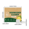 Gallickan 12 Pack Dishwasher Cleaner and Deodorizer Tablets, Descaler ...