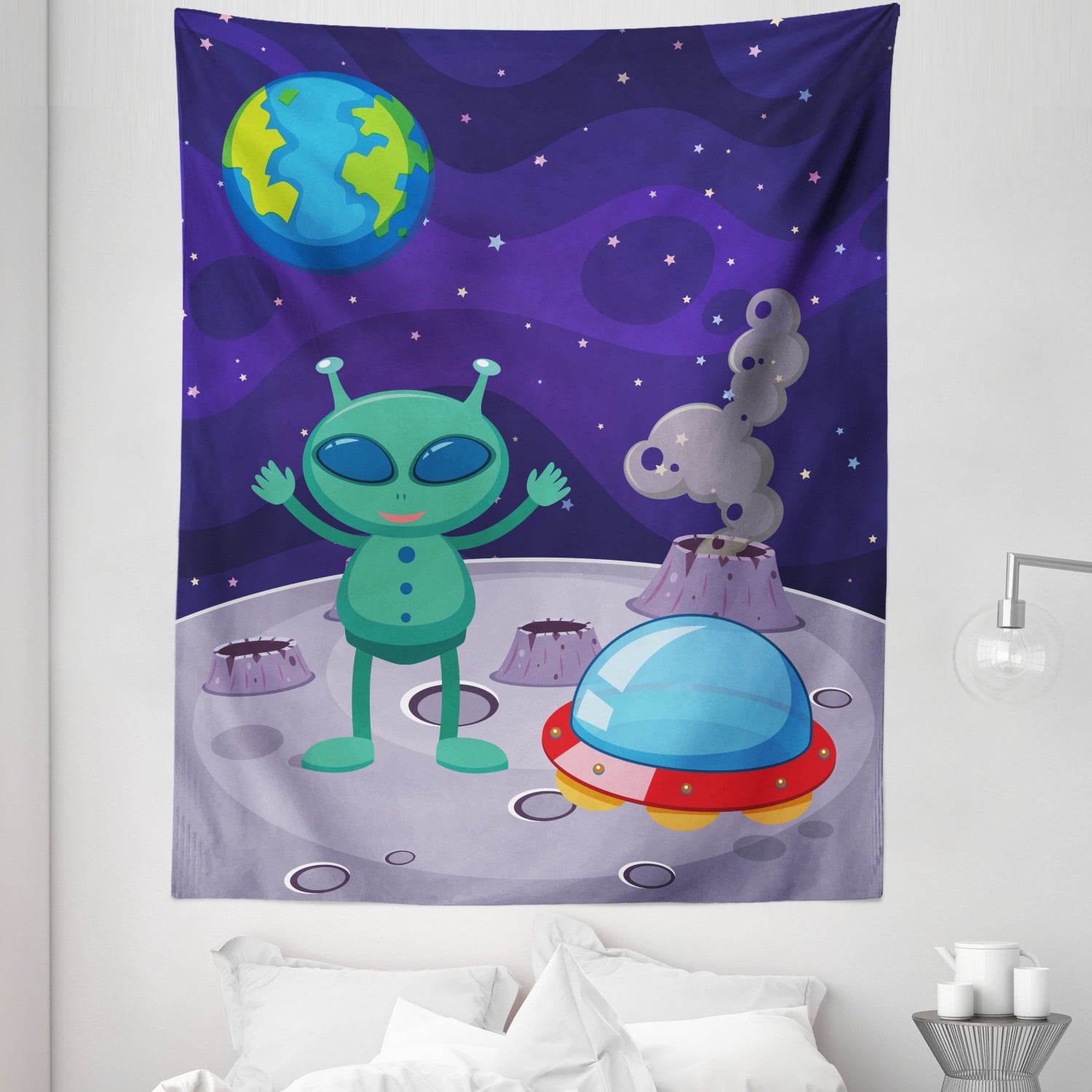 Alien Tapestry, Cartoon Interpretation of a Mysterious Vertical Space ...