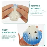 Raindrops Ceramic Ocarina with 6 Holes for Performance Green Shell ...