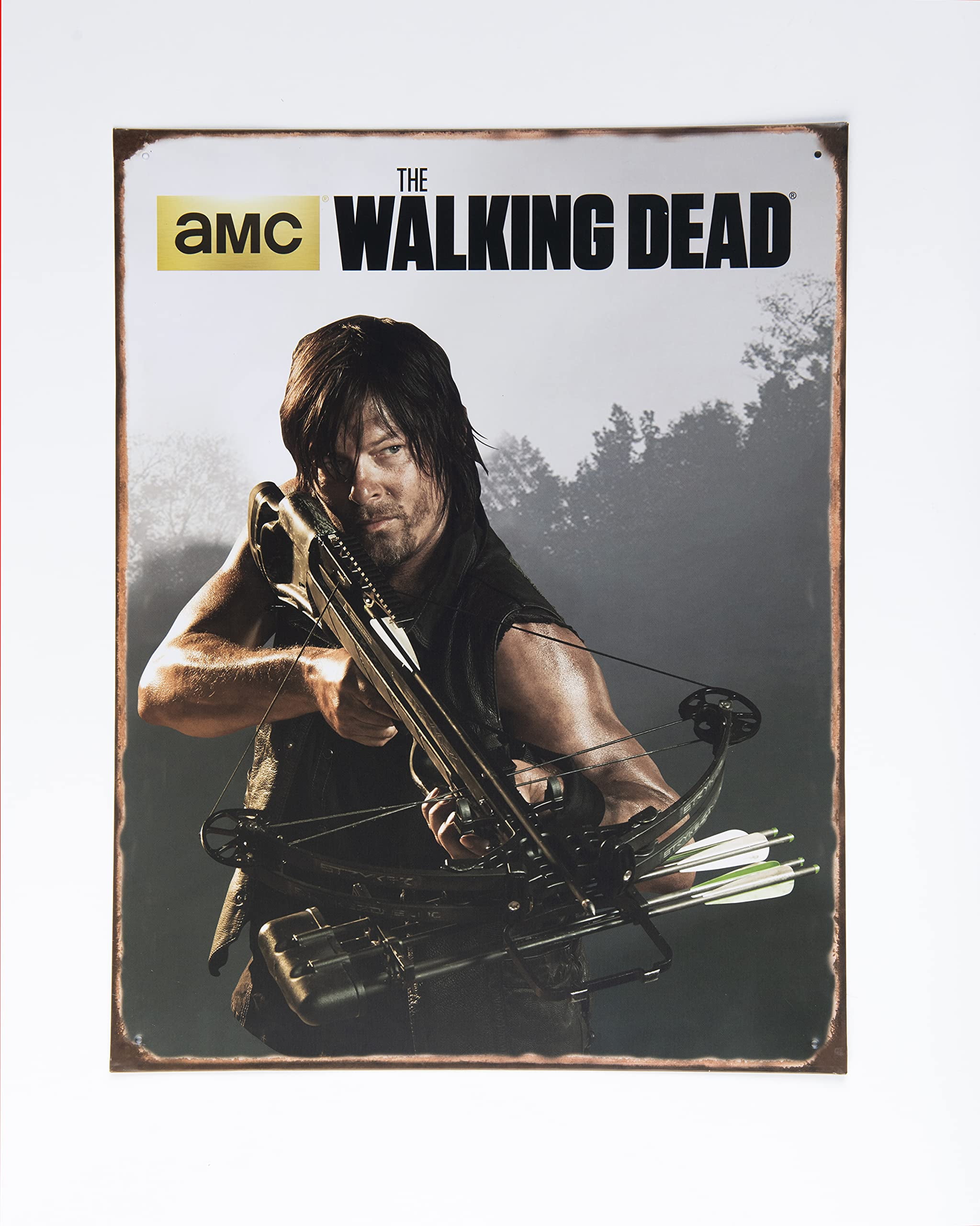 Rabbit Tanaka The Walking Dead Daryl Dixon Tin Wall Sign – 12.5” x 16 ...
