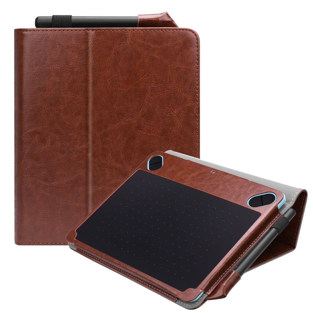 Fintie Vegan Leather Folio Case Standing Cover for Wacom Intuos Draw ...
