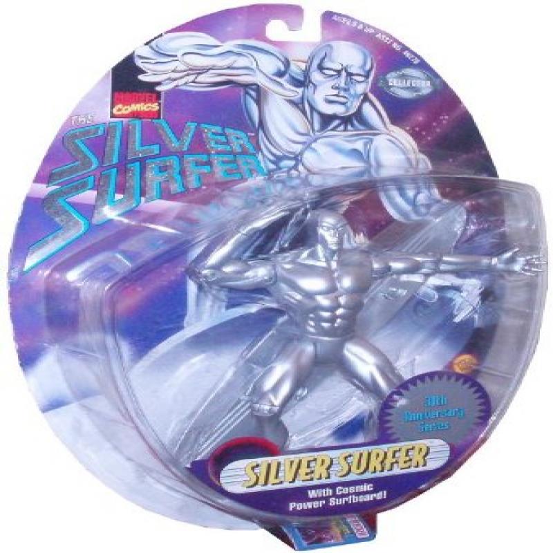 Marvel 30th Anniversary Series Silver Surfer Figure with Cosmic Power ...