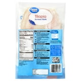 Great Value Frozen Tilapia Fillets 1 lb Boneless Skinless Freshwater ...