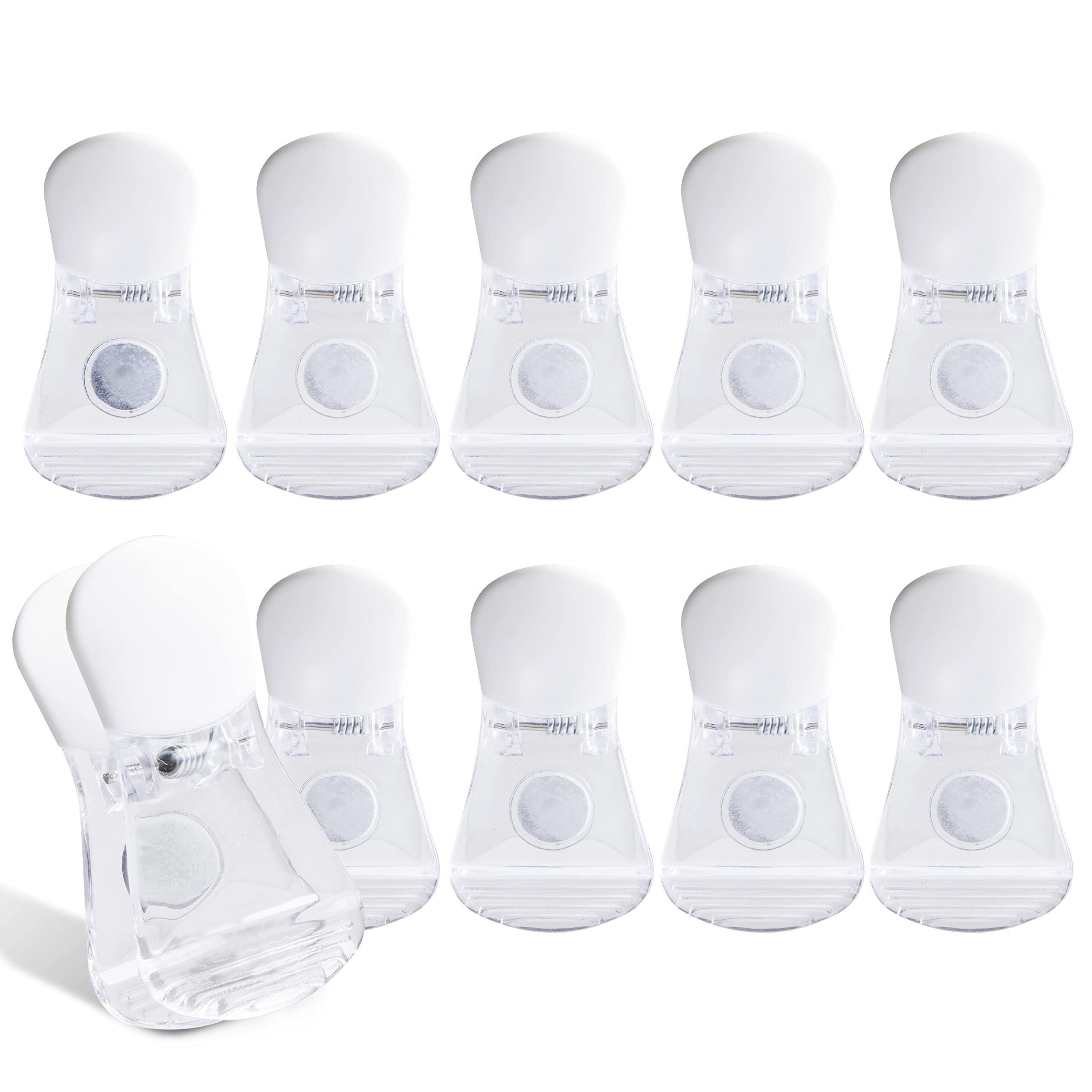 Cook with Color Chip Bag Clips with Magnets, Kitchen Accessories, 10 ...