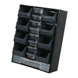 colaxi Hardware Parts Organizer Wall Mounted Storage Bins for Bolts ...