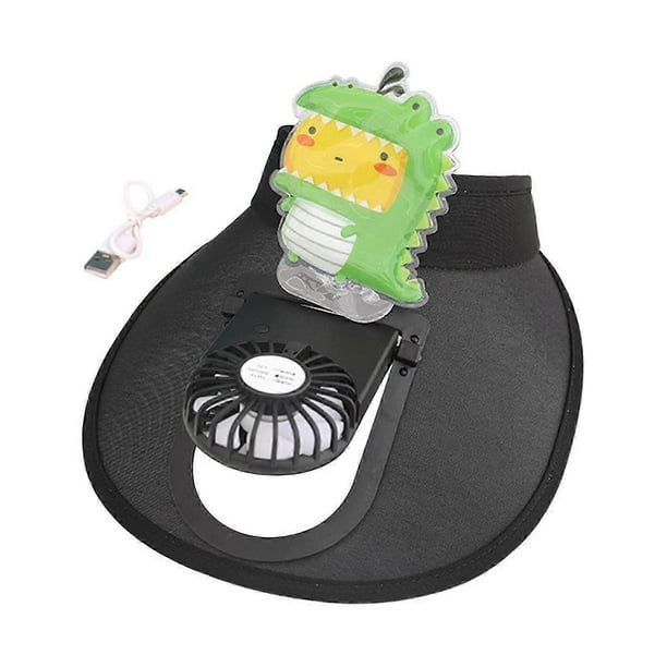 Sun Visor Fan Hat Cooling Fan Hat Adjustable Gears Adjustable Elastic ...