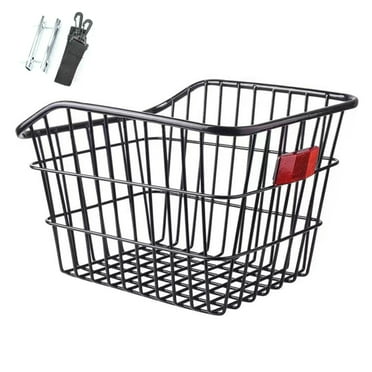 Steel Wire Basket W/Braces White. for bicycle basket, bike basket ...