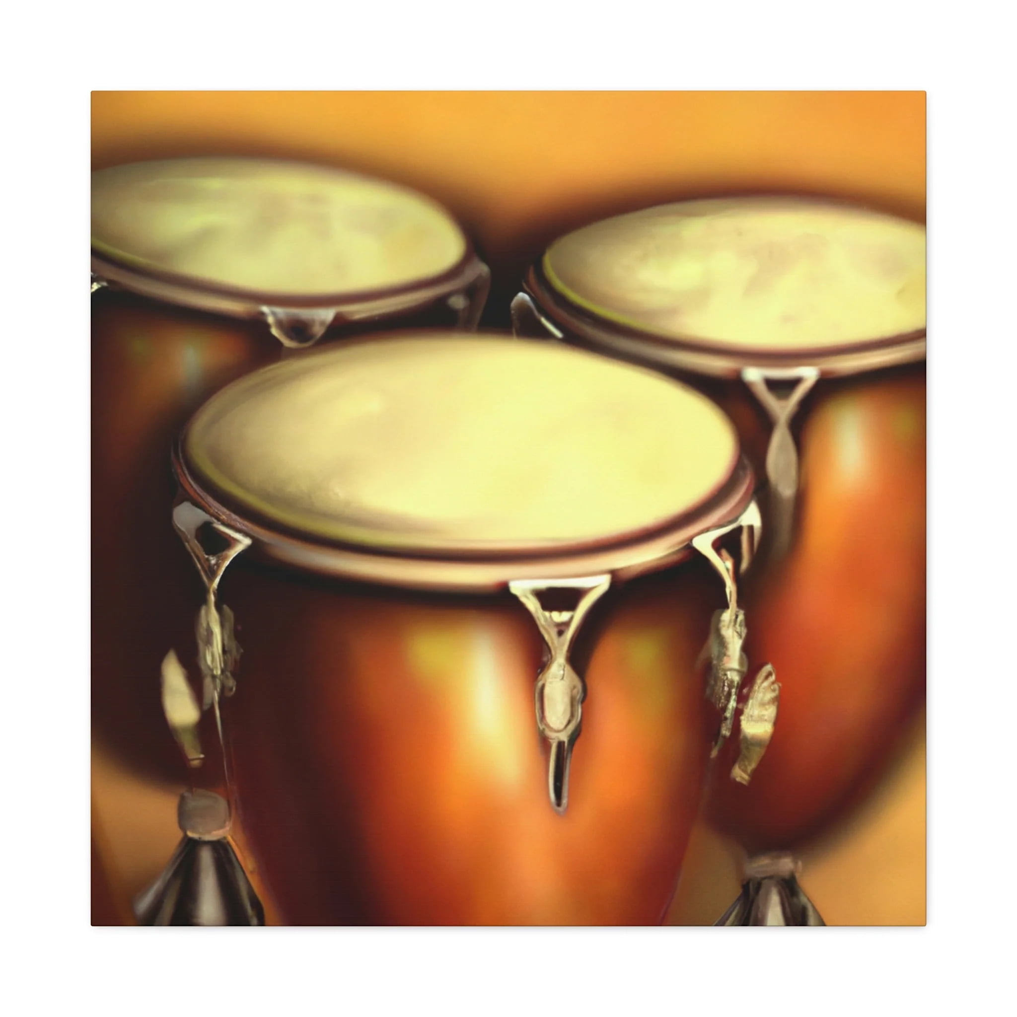 Bongos in Hyperrealism - Canvas - Walmart.com