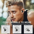 Mugo Wireless Earbud, Sport Bluetooth 5.3 Headphones with Earhooks ...
