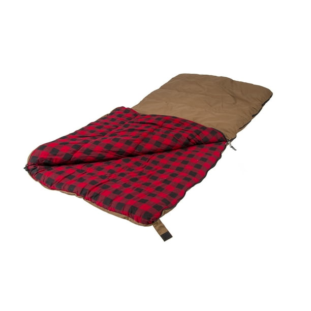 Stansport Kodiak Canvas Flannel -10 Degrees Sleeping Bag - Walmart.com ...