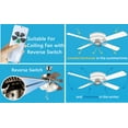 HANKINSTONE Universal Ceiling Fan Remote Control, 28R Receiver, 3 Speed ...