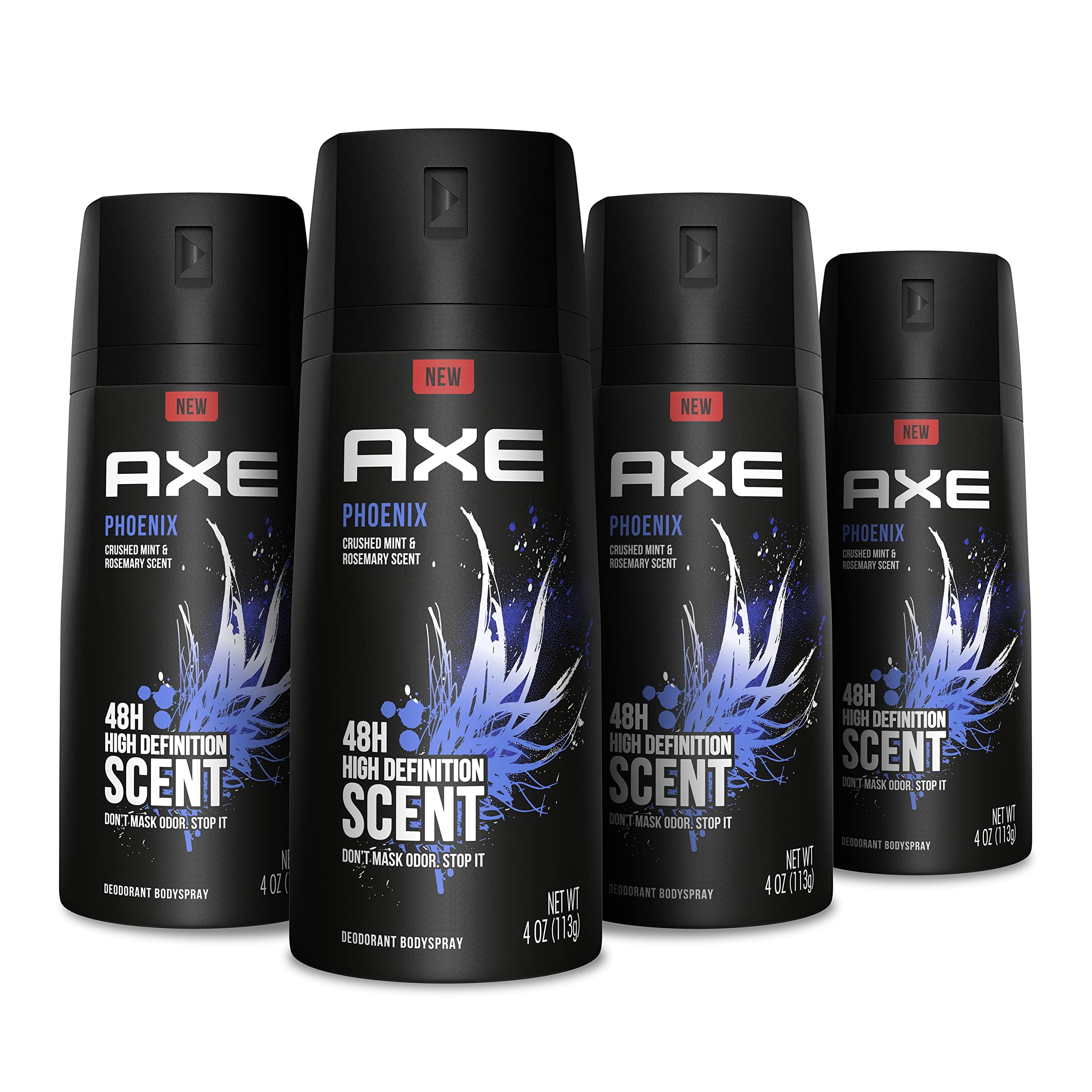 Desodorante corporal en aerosol AXE Phoenix para hombre, 120 ml (paquete de 4) | Bodega Aurrera ...